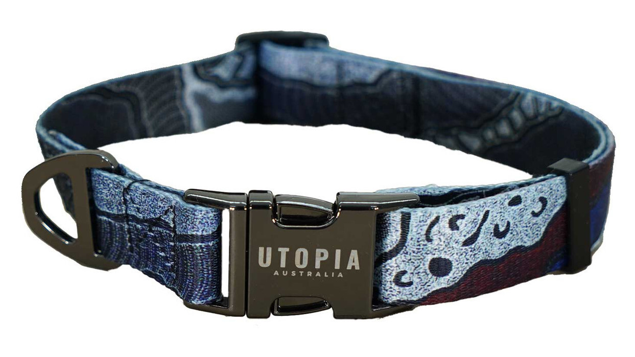 Utopia Aboriginal Design Dog Collar - My Country