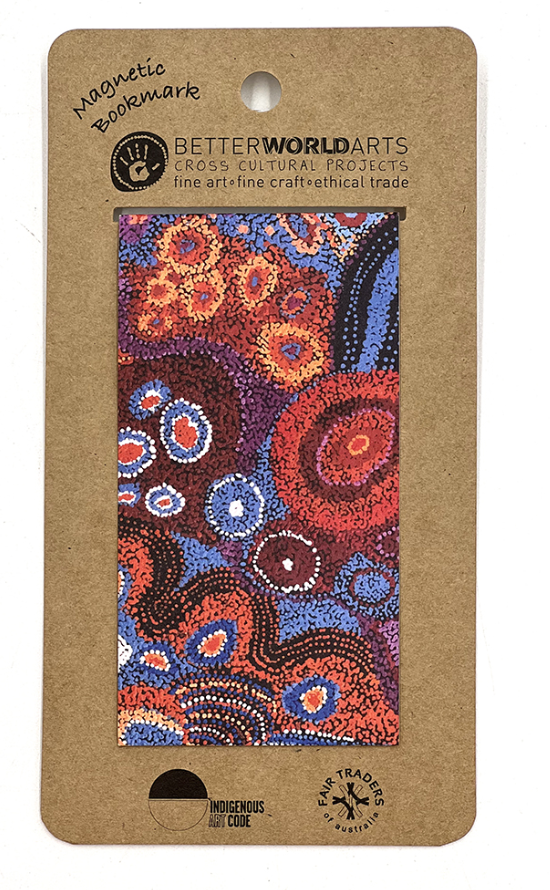 Better World Aboriginal Art Magnetic Bookmark - Seven Sisters